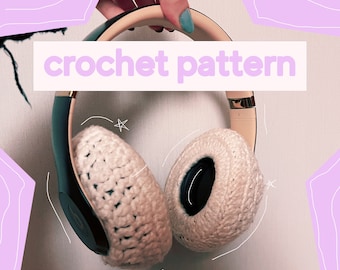 Crochet Headphone Covers PATTERN for BEATS HEADPHONES - Etsy