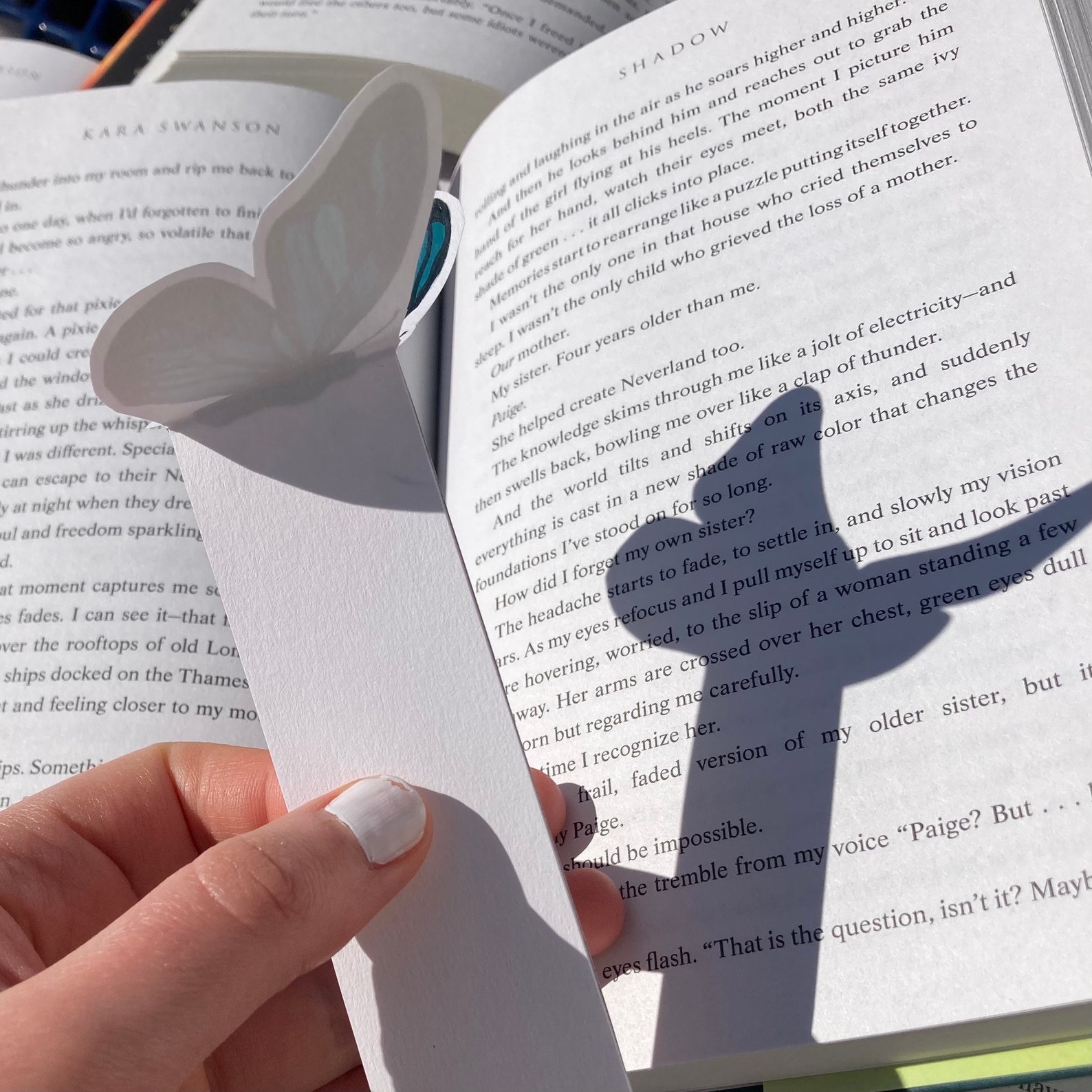 3D Printable Butterfly Bookmark, Hand Painted, Coloring Page for Kids ...