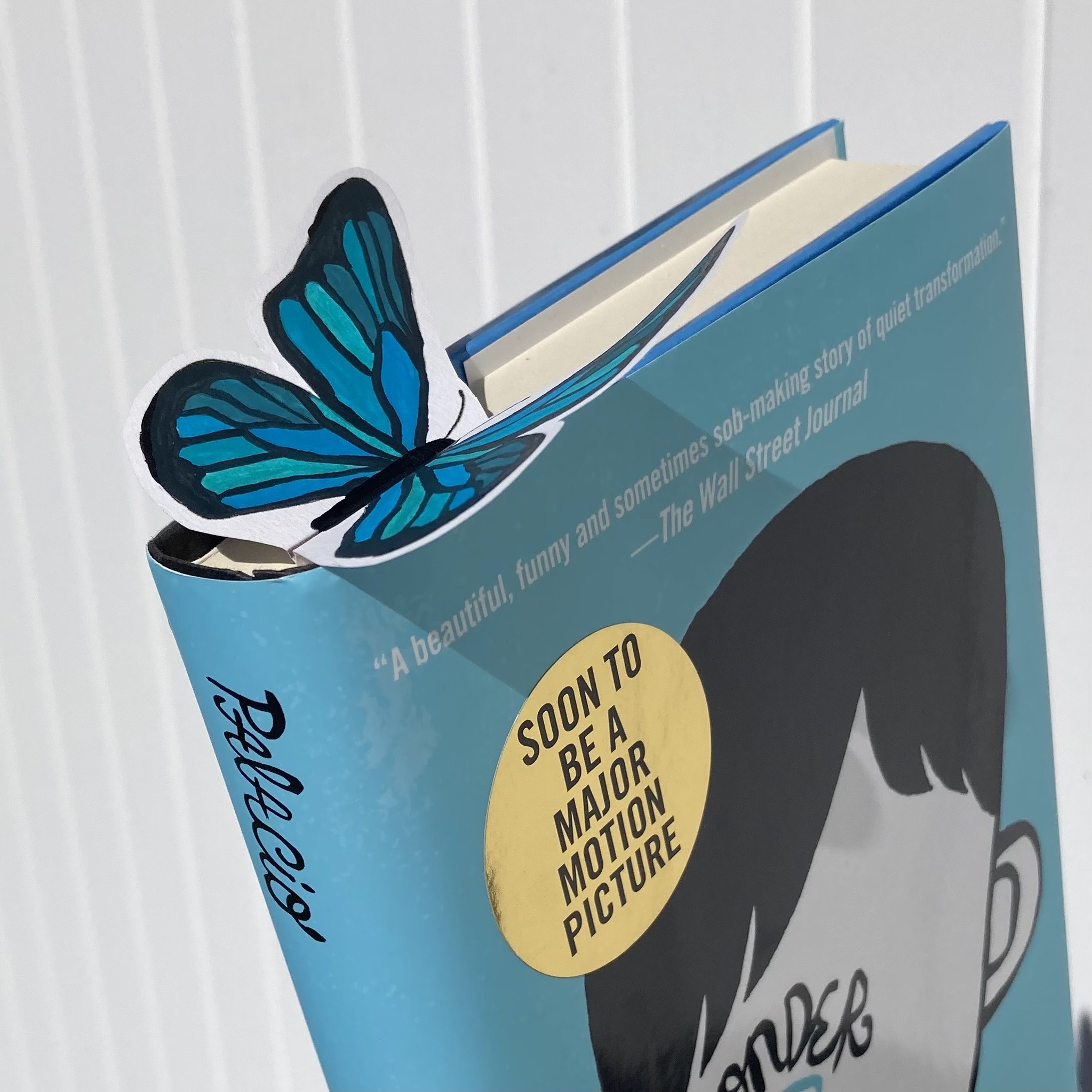 3D Printable Butterfly Bookmark, Hand Painted, Coloring Page for Kids ...