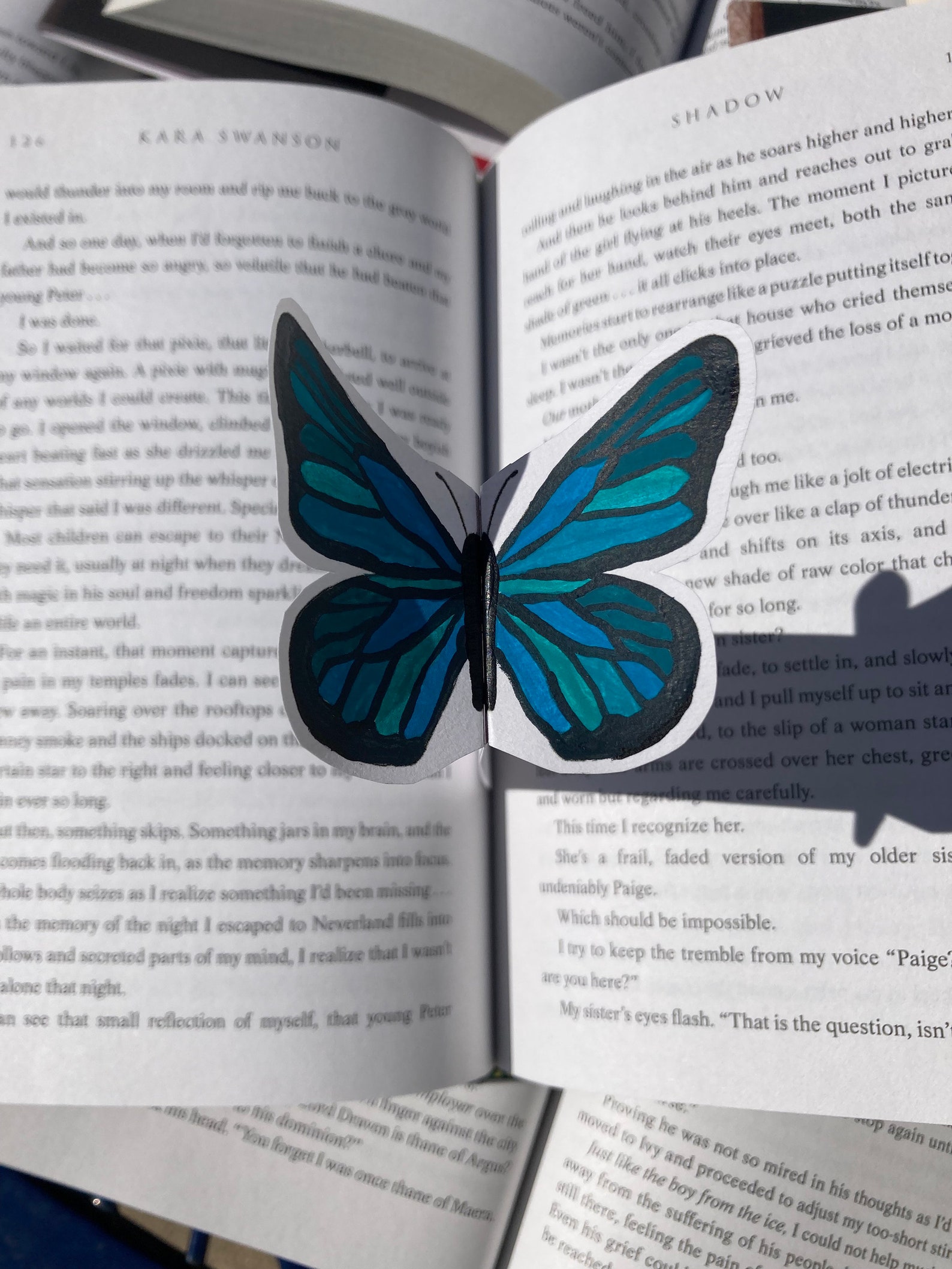 3D Printable Butterfly Bookmark, Hand Painted, Coloring Page for Kids ...