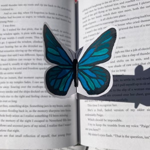 3D Printable Butterfly Bookmark, Hand Painted, Coloring Page for Kids ...