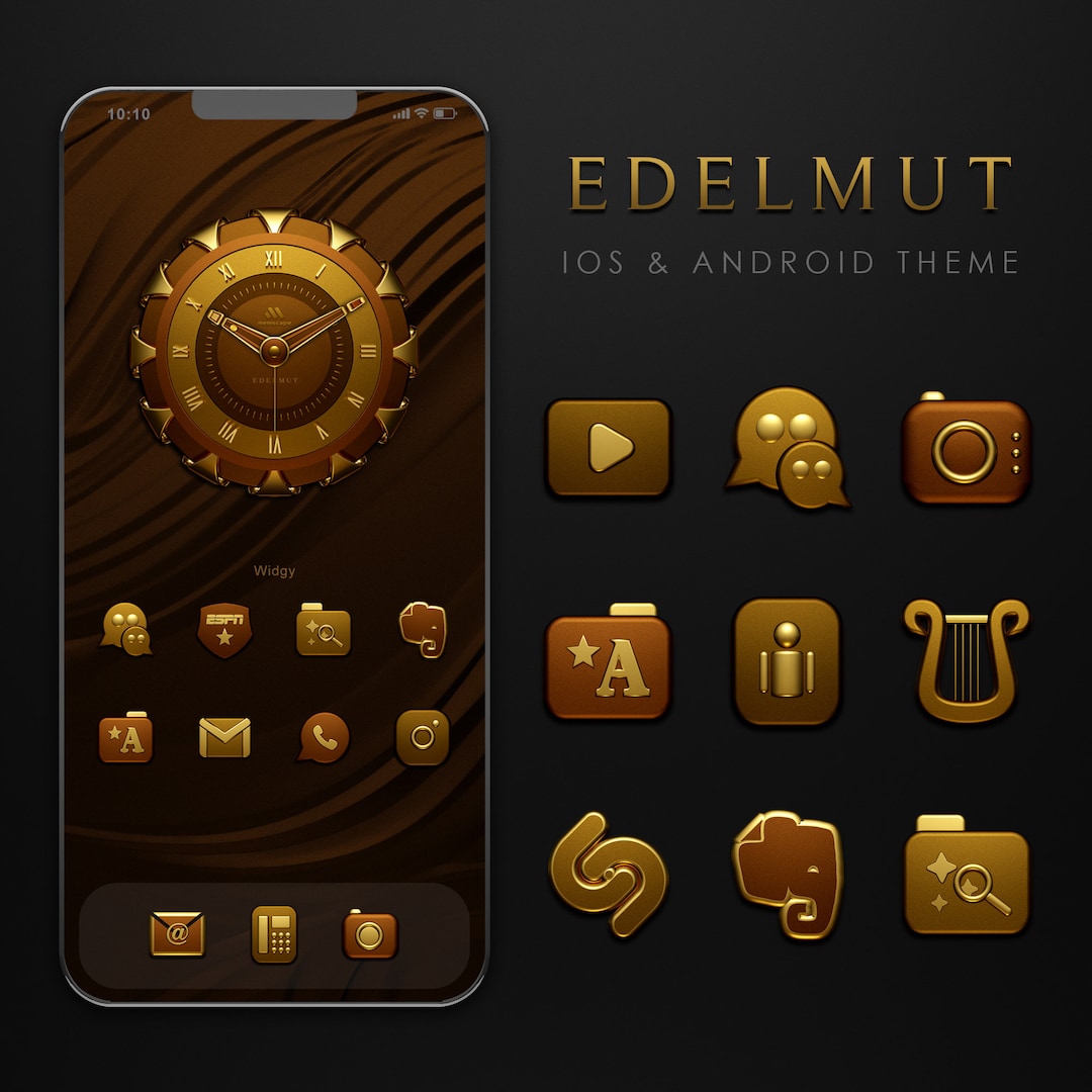 Ios Gold Icons, Ios Icons, App Icons Set, Luxury Icons, Android Icon ...