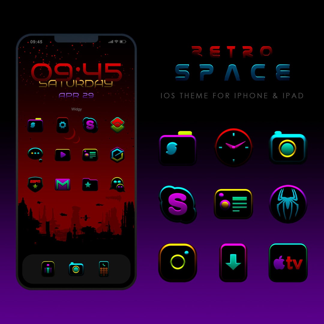 Retro Icons, Ios Theme, App Icons, Space Vintage, Transparent Icons ...