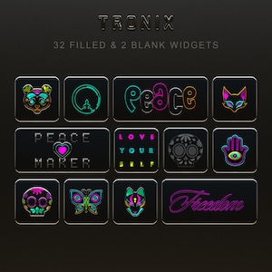 TRONIX Theme, App Icon Set, Custom Icons for iPhone and Android Home ...