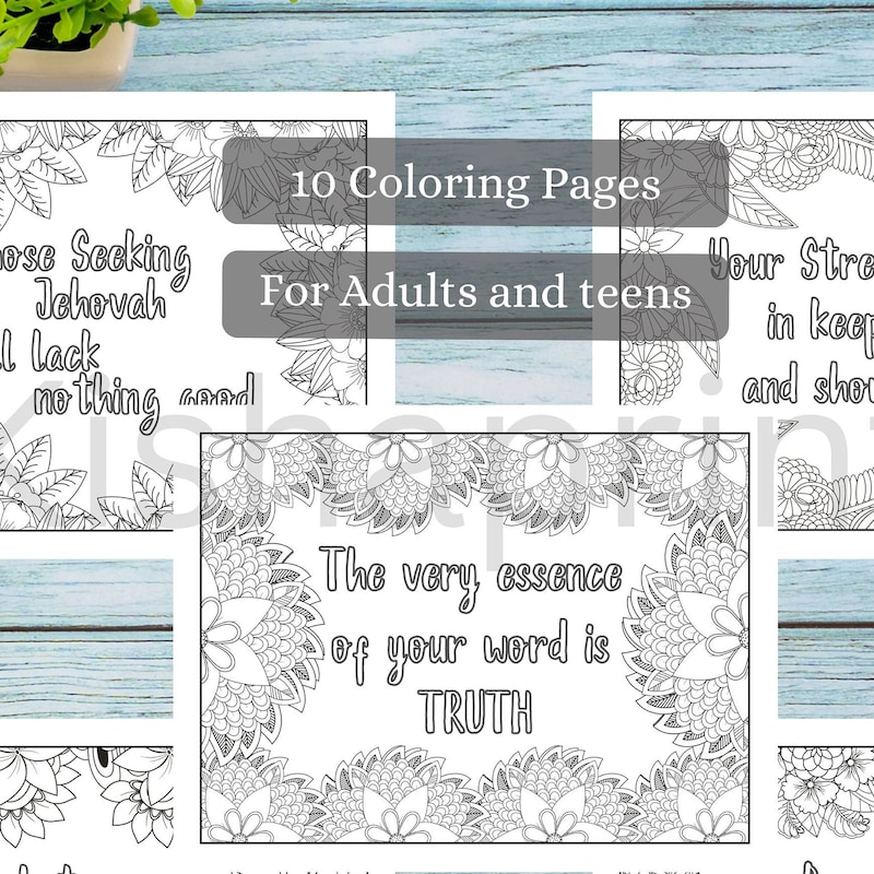 Jw Coloring Pages - Etsy