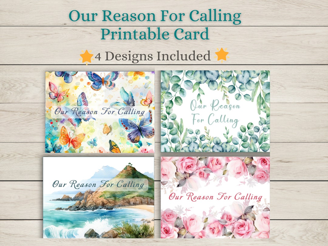 JW Our Reason for Calling Card Not at Home Door to Door Letter Campaign ...