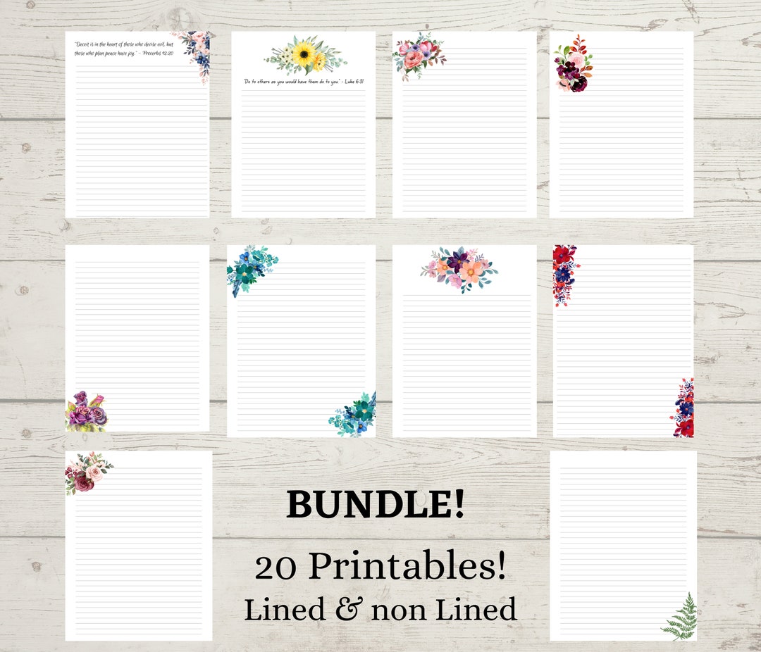 JW Letter Writing Bundle Printable Writing Paper Ministry Supplies ...