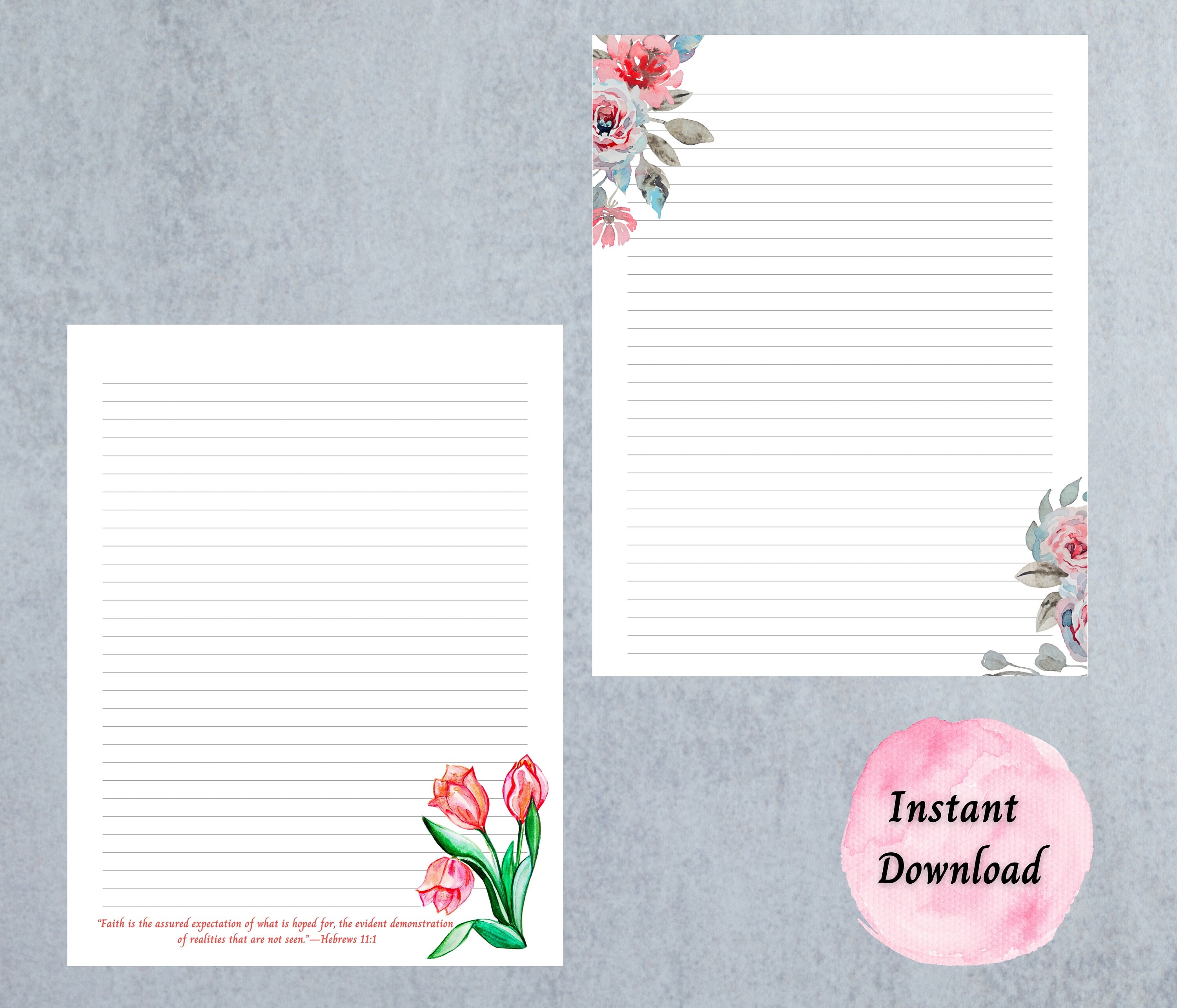 JW Letter Writing Sheets Instant Download Printable - Etsy