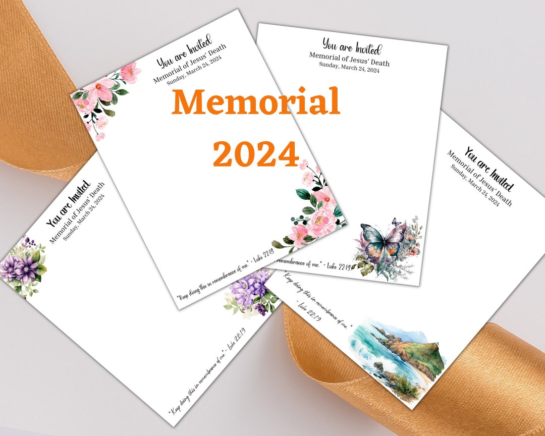 JW Memorial Campaign 2024, JW Memorial Letter Writing Paper, JW ...