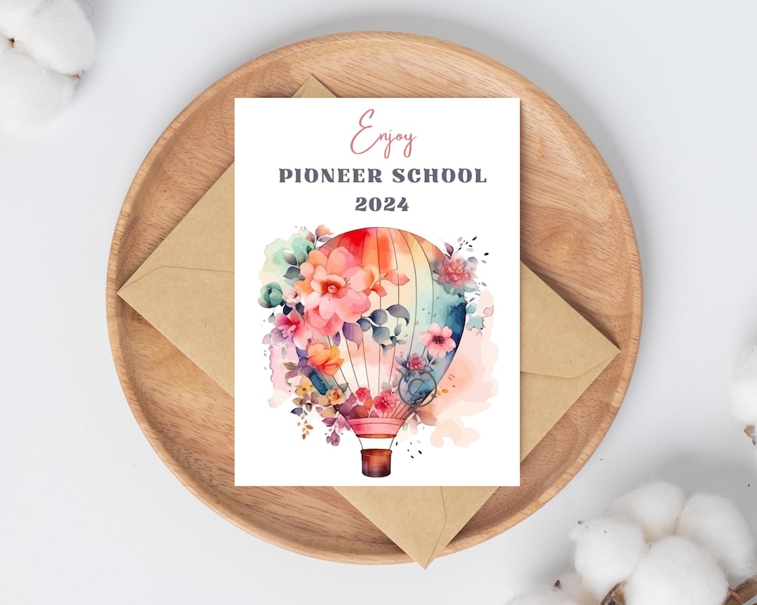 JW Pioneer Service School 2024 Card 5x7, Instant Download, Jehovah's ...