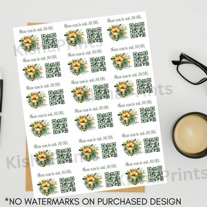 JW Website QR Code Sticker, Visit Website Cut Out Label, JW Gift, Jw ...