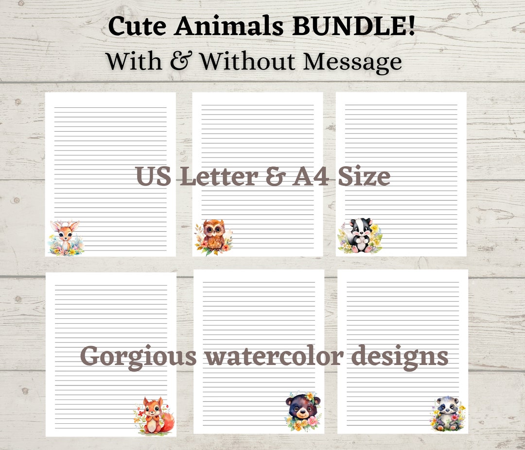 JW Letter Writing Bundle Printable Writing Paper Ministry Supplies ...