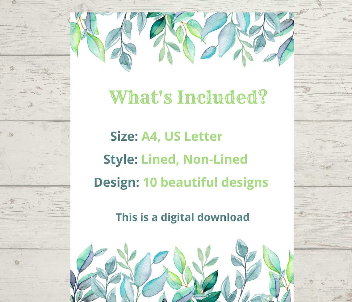 JW Letter Writing Bundle Printable Writing Paper Ministry | Etsy