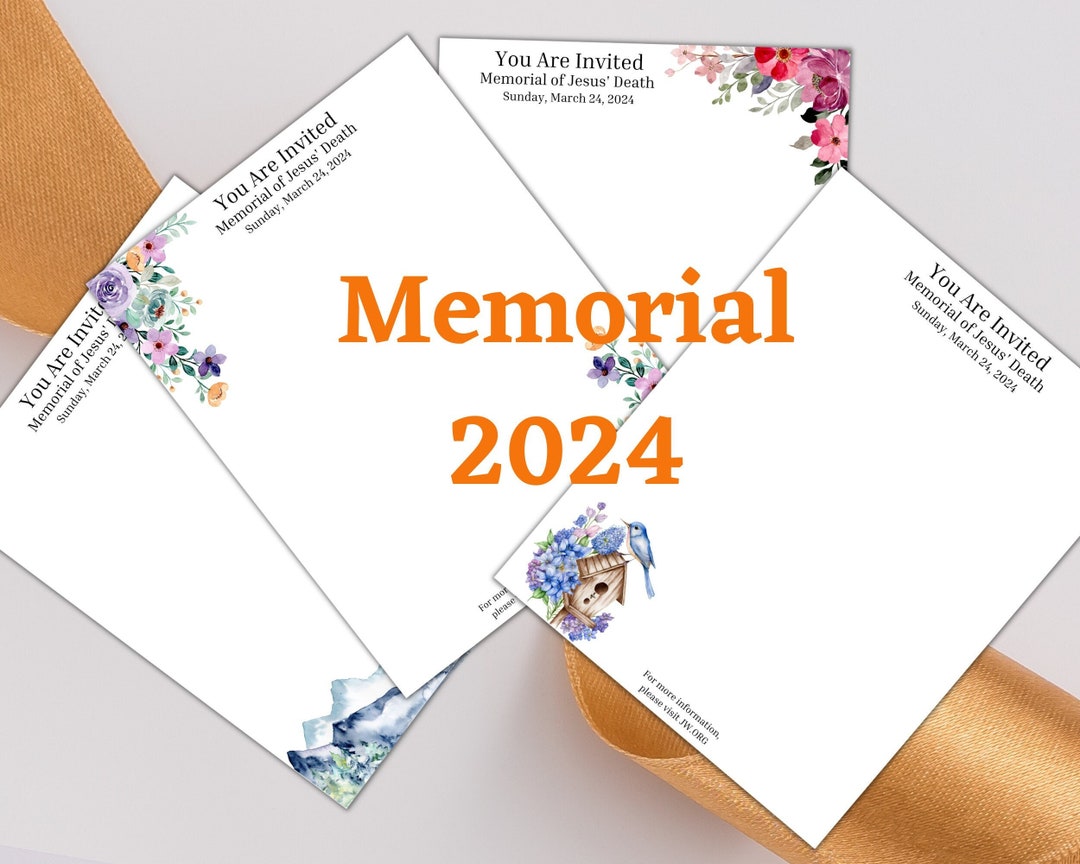 JW Memorial Campaign 2024, JW Memorial Letter Writing Paper, JW ...