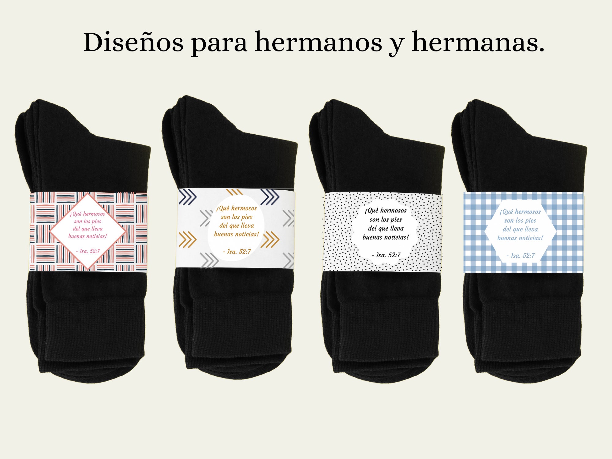 Spanish JW Pioneer Gift, Sock Labels, Ministry Brothers Sisters ...