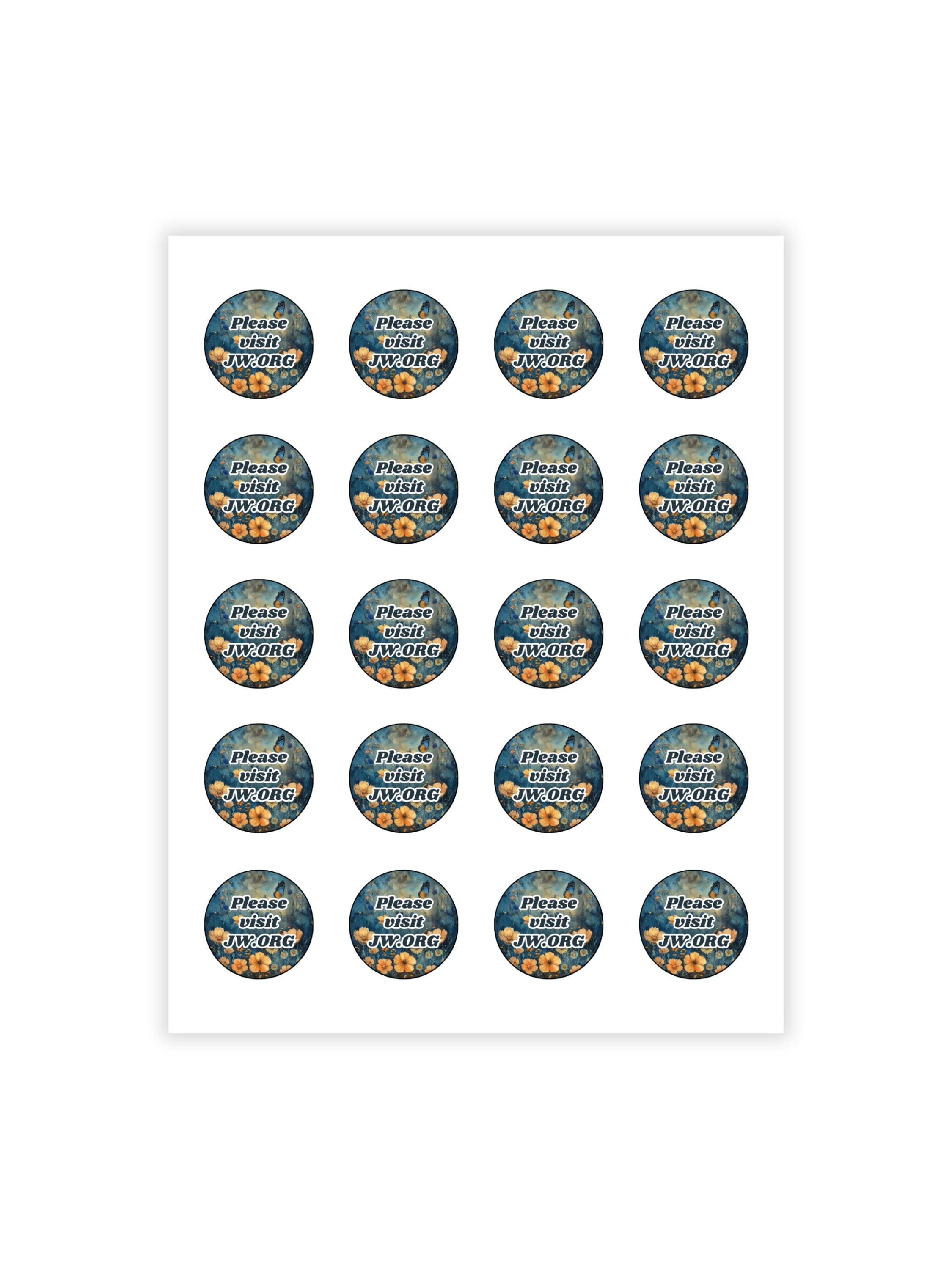 Watercolor JW Org Stickers | Ministry Envelope Labels | Avery 8293 ...