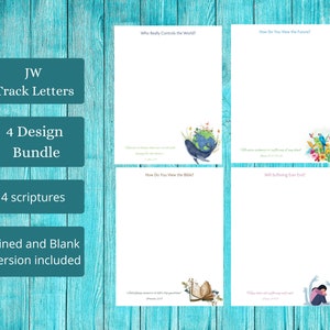 JW Tract Letter Writing Paper, Printable Ministry Letters (PDF) - Etsy