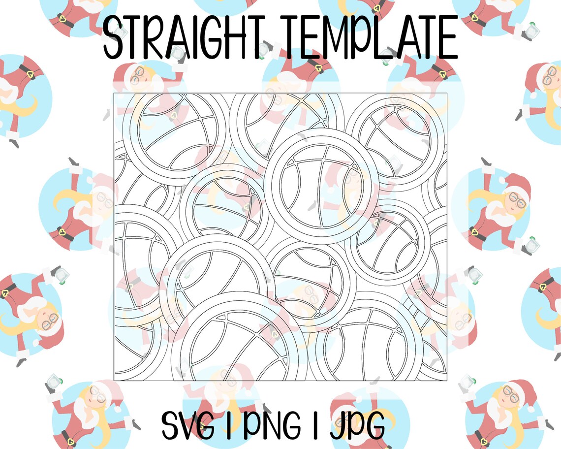 Basketball Burst Template SVG PNG JPG Digital Download - Etsy