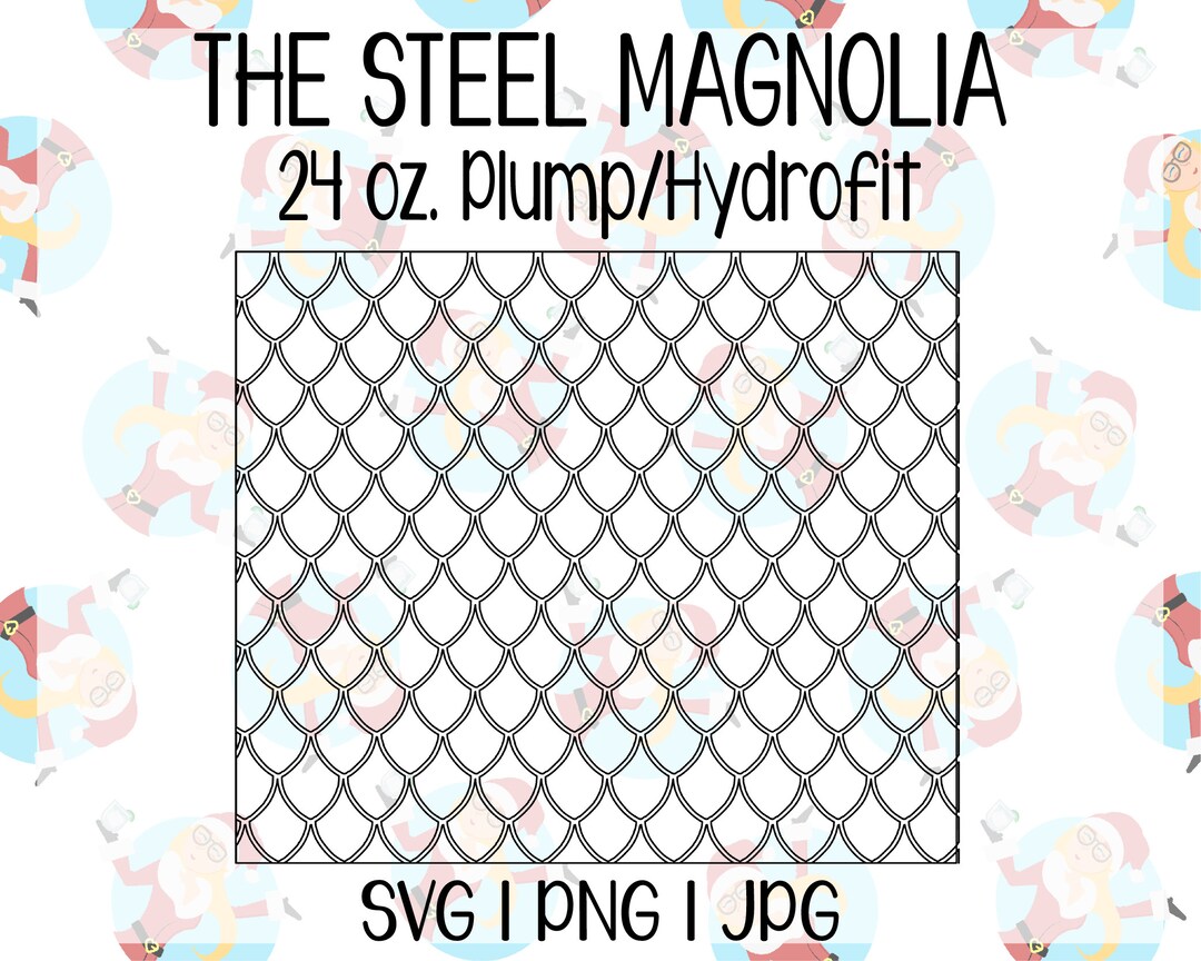 Dragon Scales Template Double Sided Adhesive Seamless Tumbler Wrap SVG ...