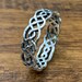 Sterling Silver Celtic Ring, Handmade Ring, 925 Silver Ring, Thumb Band ...