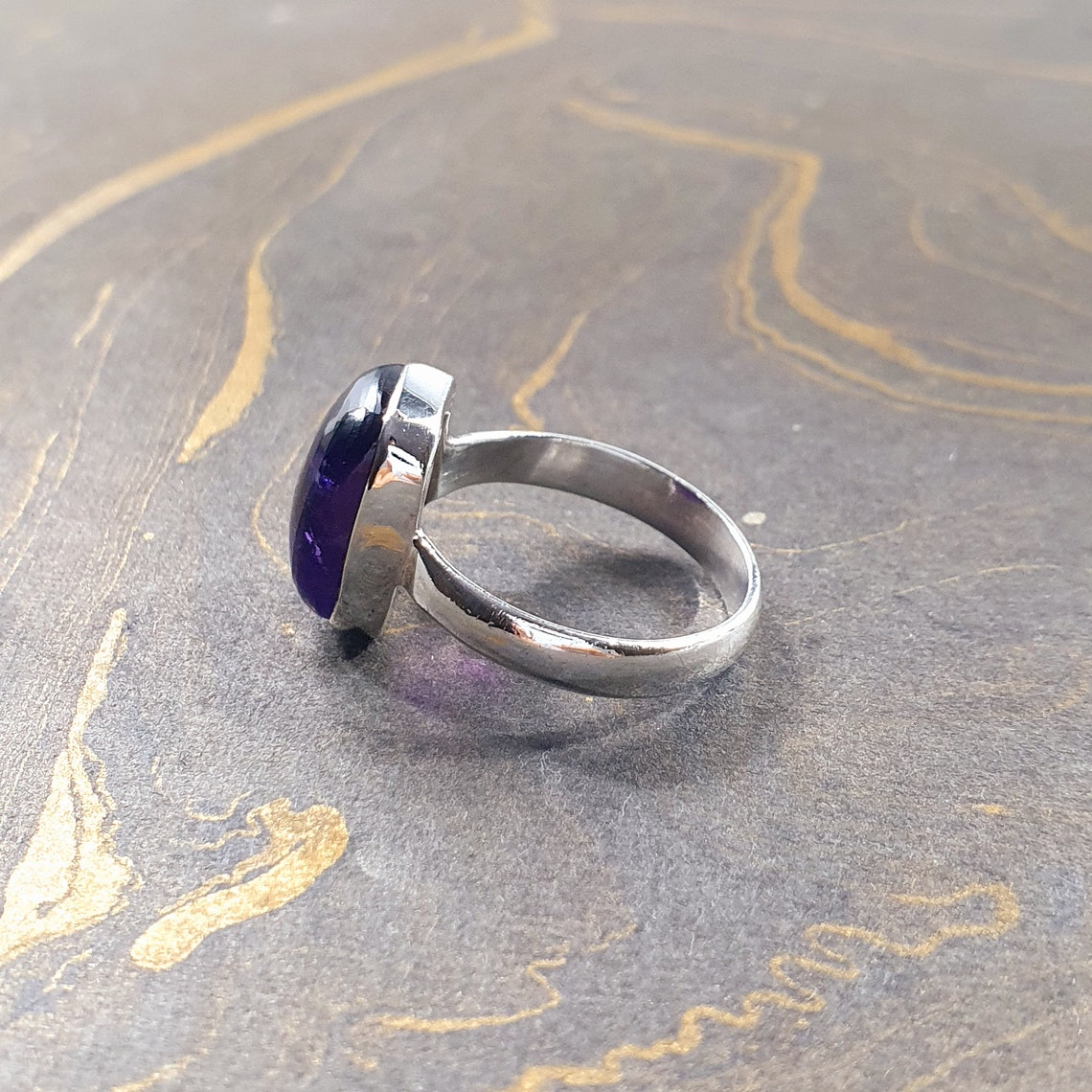 Amethyst Ring 925 Sterling Silver Handmade Ring Dainty | Etsy