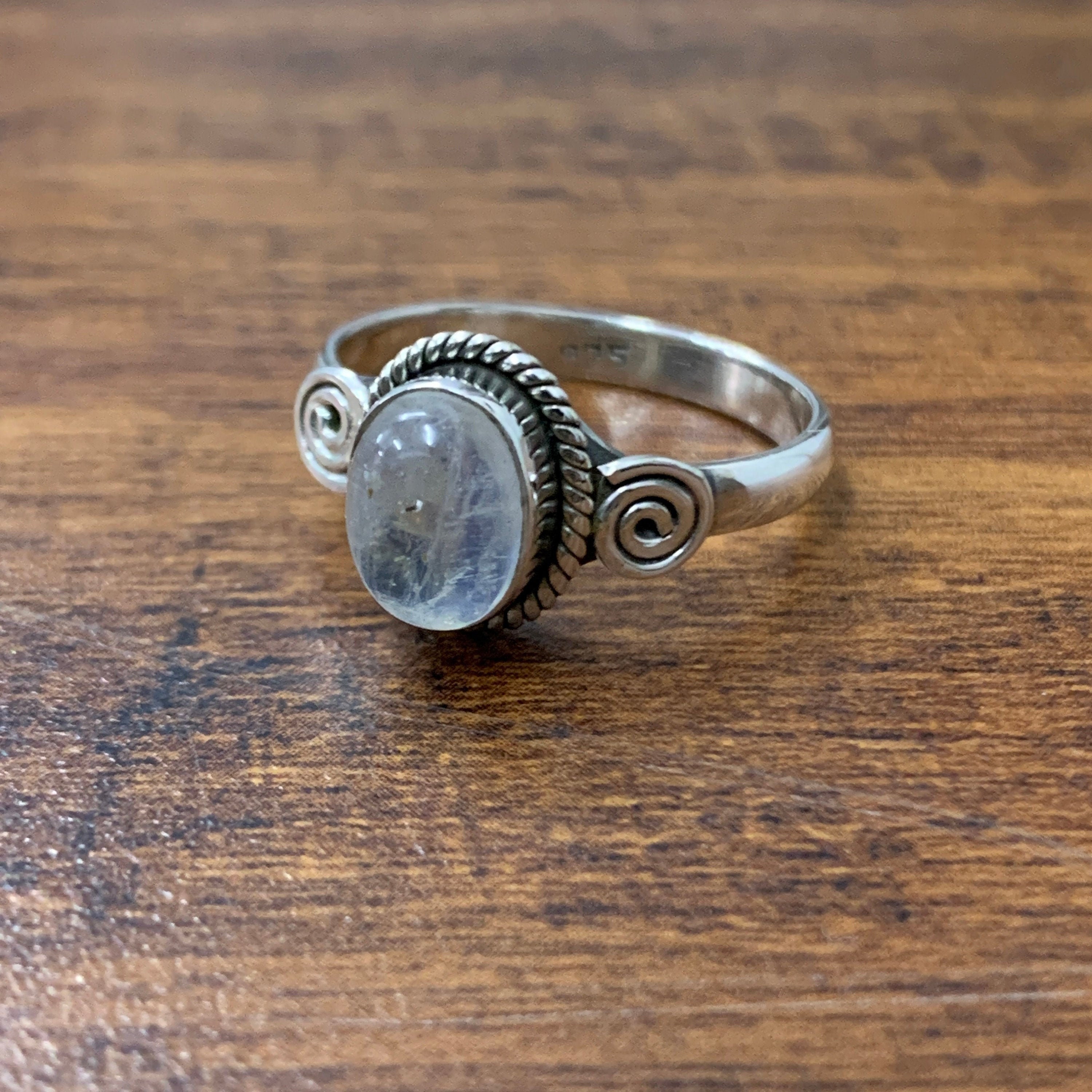Moonstone Ring 925 Silver Ring Handmade Ring Gemstone Ring - Etsy
