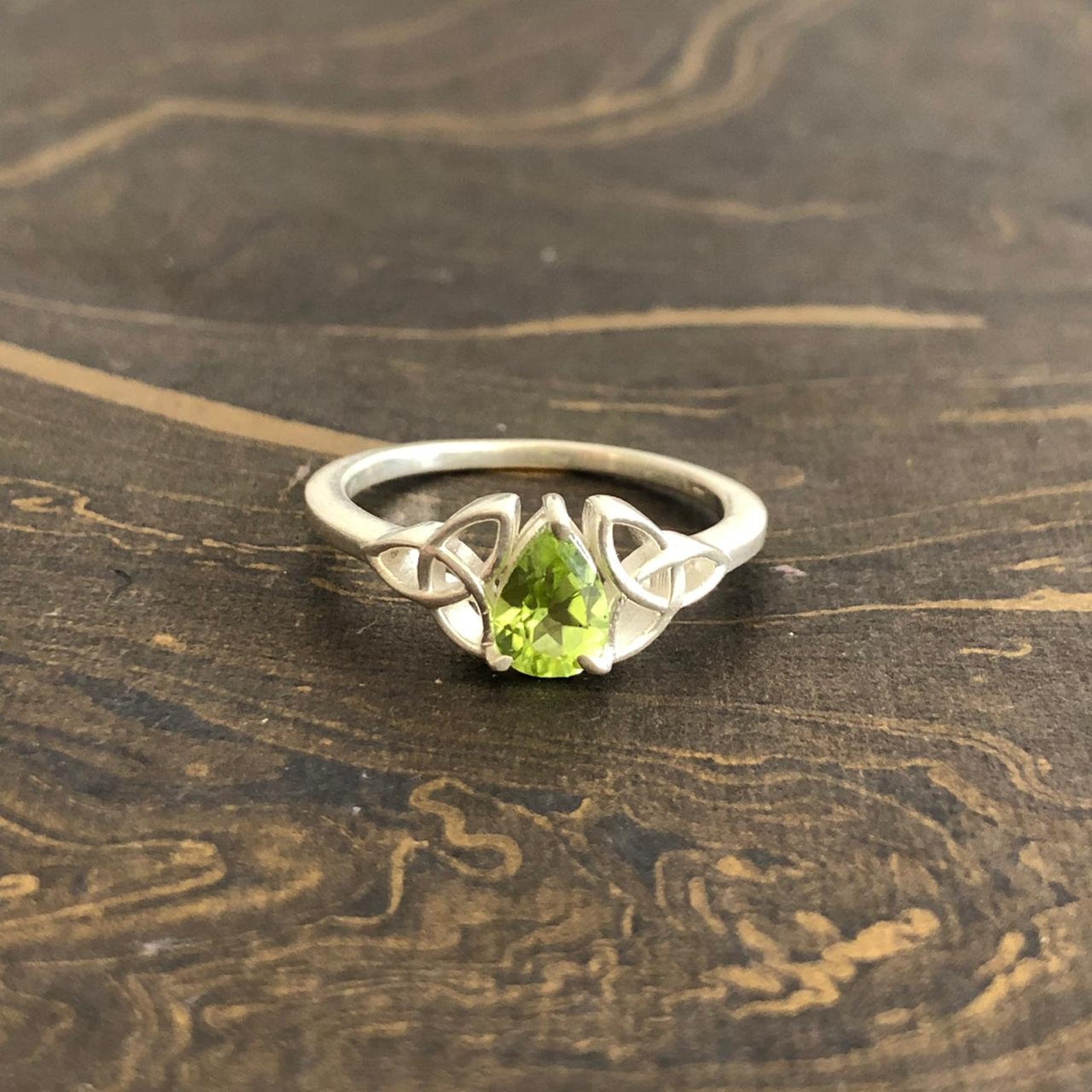 Peridot Ring Handmade Rings 925 Sterling Rings Birthstone | Etsy