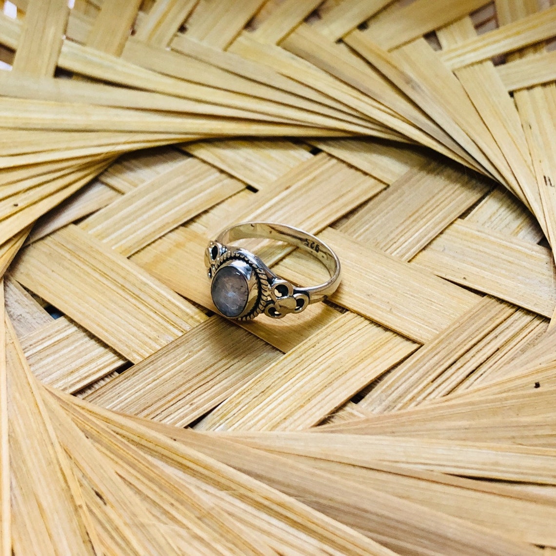 Labradorite Silver Ring 925 Silver Ring Silver Ring for - Etsy