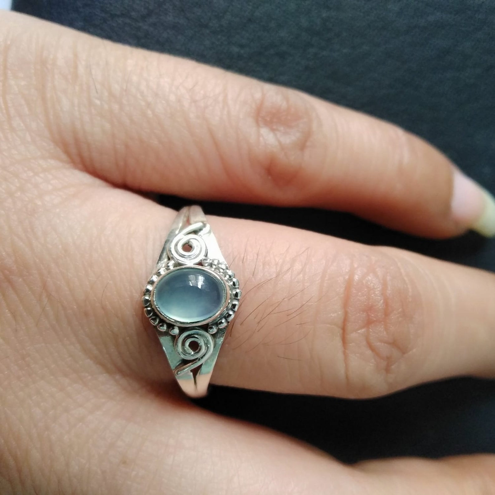 Buy 925 Sterling Silver Ring Gemstone Ring Sterling Silver Ring Online ...