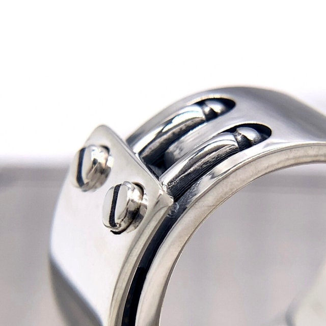 Heavy Sterling Silver Ring,biker Rings for Men,mechanical Ring ...