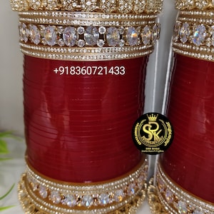 Bridal Churas in Rich Mahrun Colour , Choora , Chooda , Chuda Bangles ...