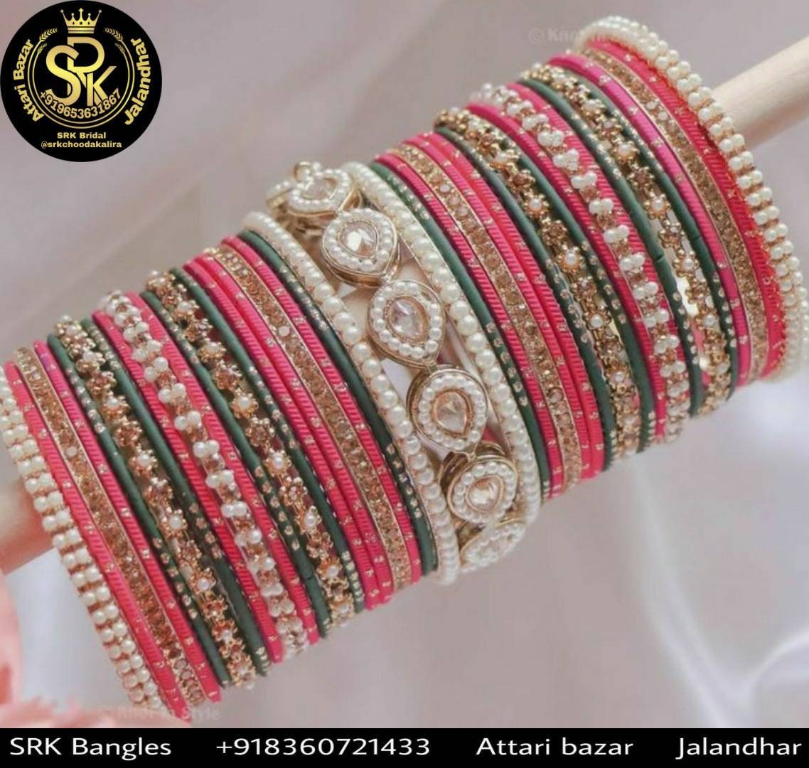 Bridal Bangle Set, Wedding Chura, Traditional Chooda - Etsy