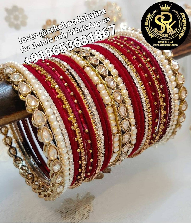 Bridal Chura Set Punjabi Wedding Chooda Indian Wedding - Etsy