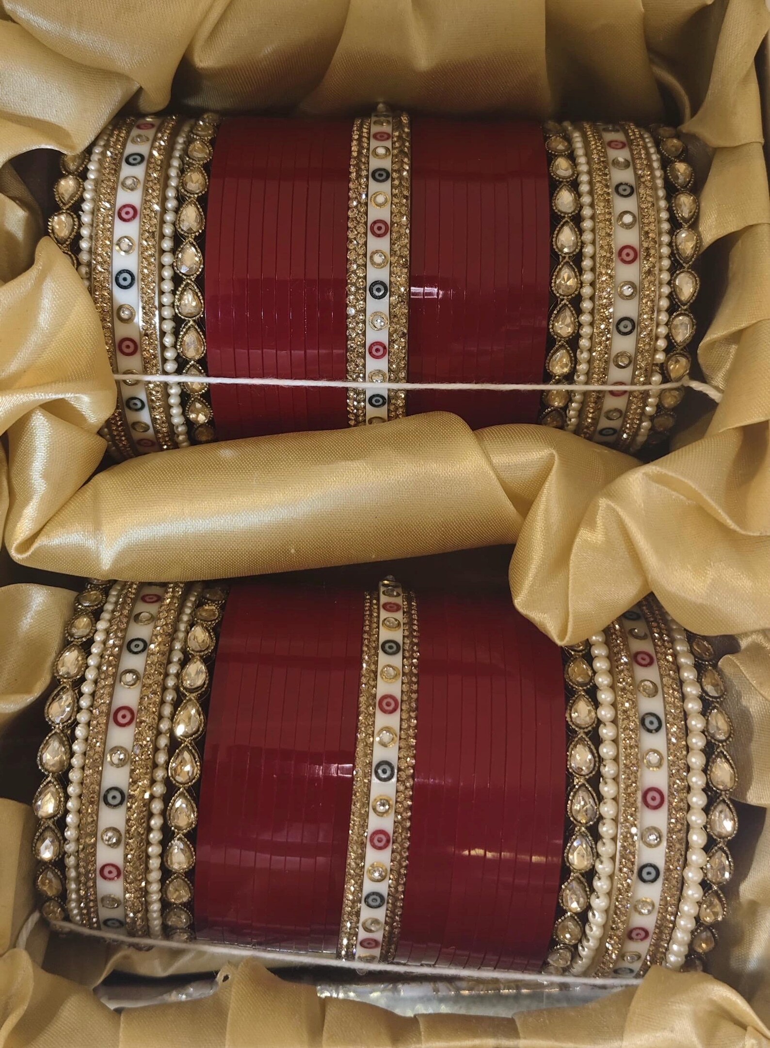 Punjabi Chura Bangle Set, Bridal Chooda Set, Indian Wedding Bangles ...