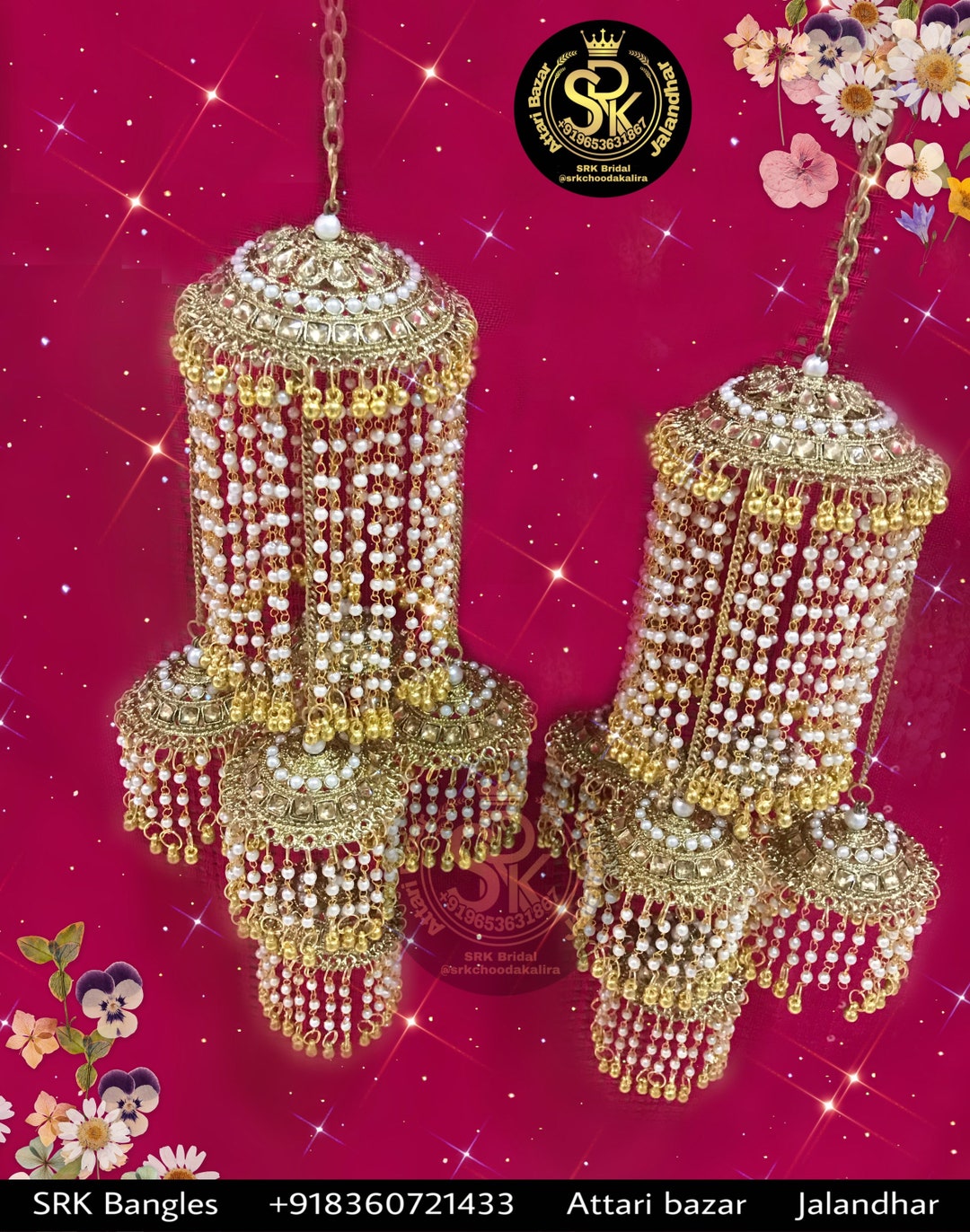 Kaleeras, Handmade Indian Jewelry Kaleera, Bridal Kaleera, Punjabi ...