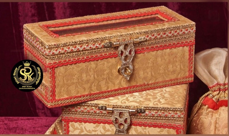 Sahi Chitti , Chura Box , Kaleera Box in Traditionally Banarsi Style by ...