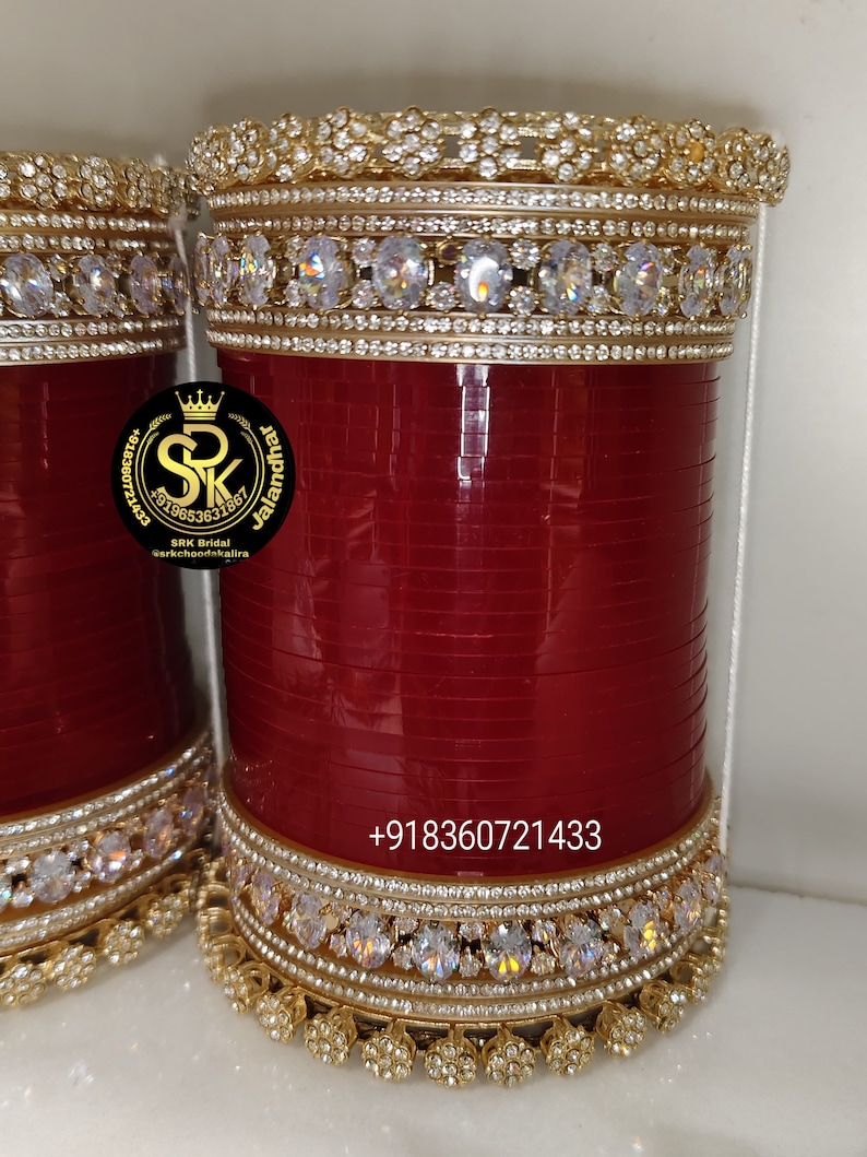Bridal Churas in Rich Mahrun Colour , Choora , Chooda , Chuda Bangles ...