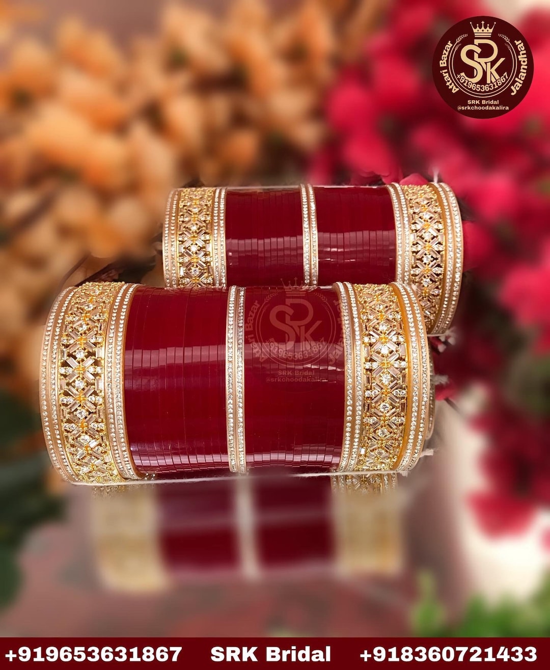 Punjabi Chura Bangle Set, Bridal Chooda Set, Indian Wedding Bangles ...