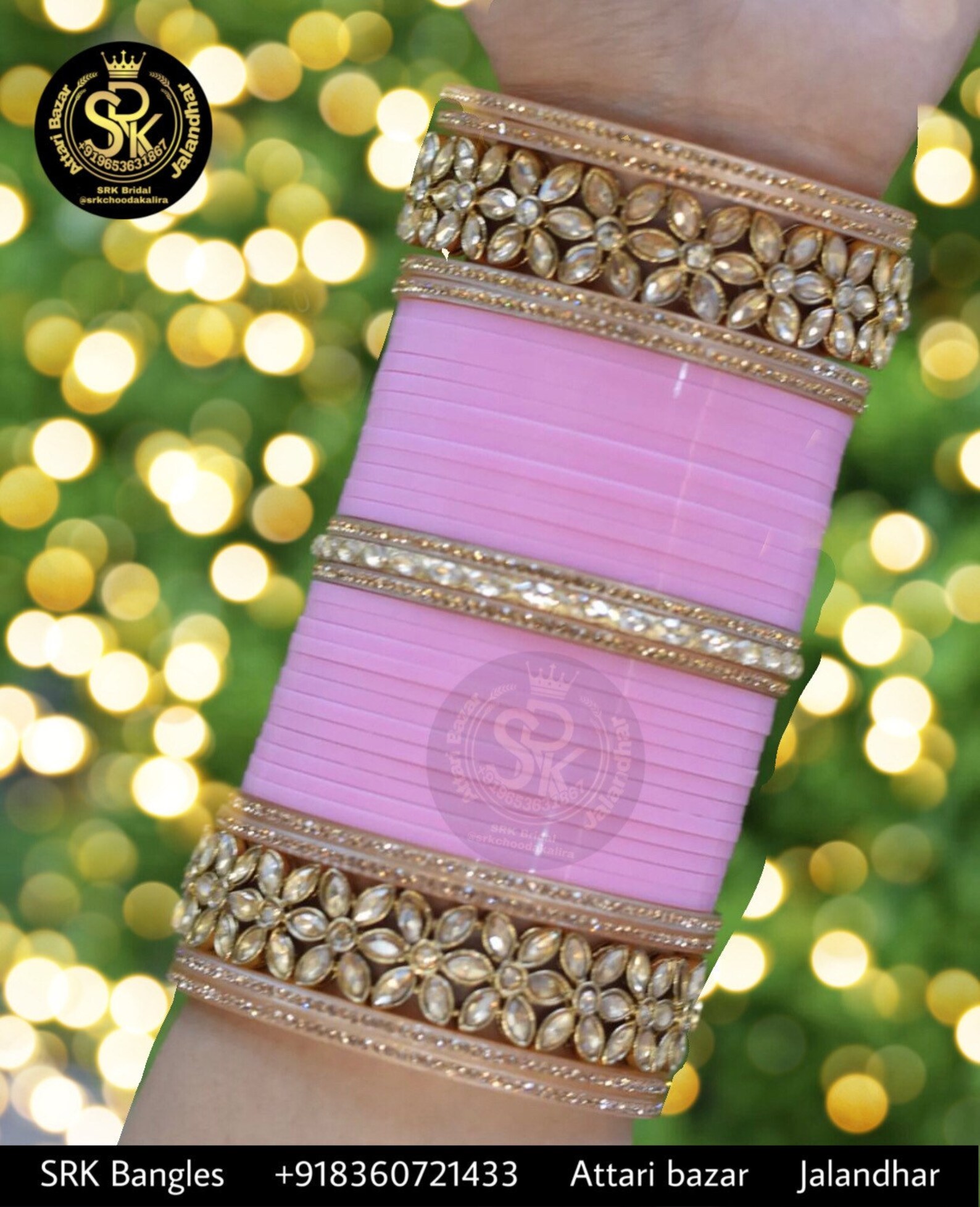 Polki Bridal Chura, Antique Gold Bangle Set - Etsy