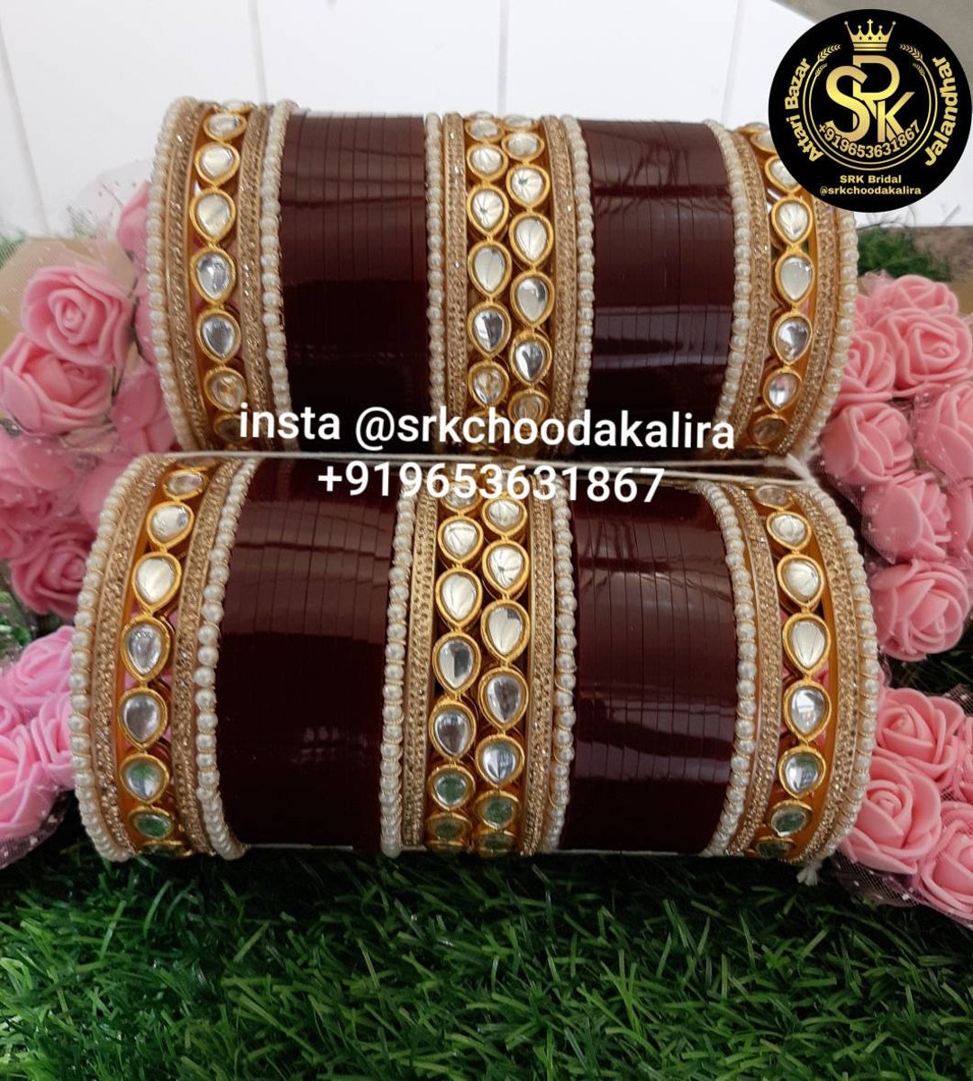 Chura Set, Punjabi Wedding Chooda, Indian Bangles, Traditional Choora ...