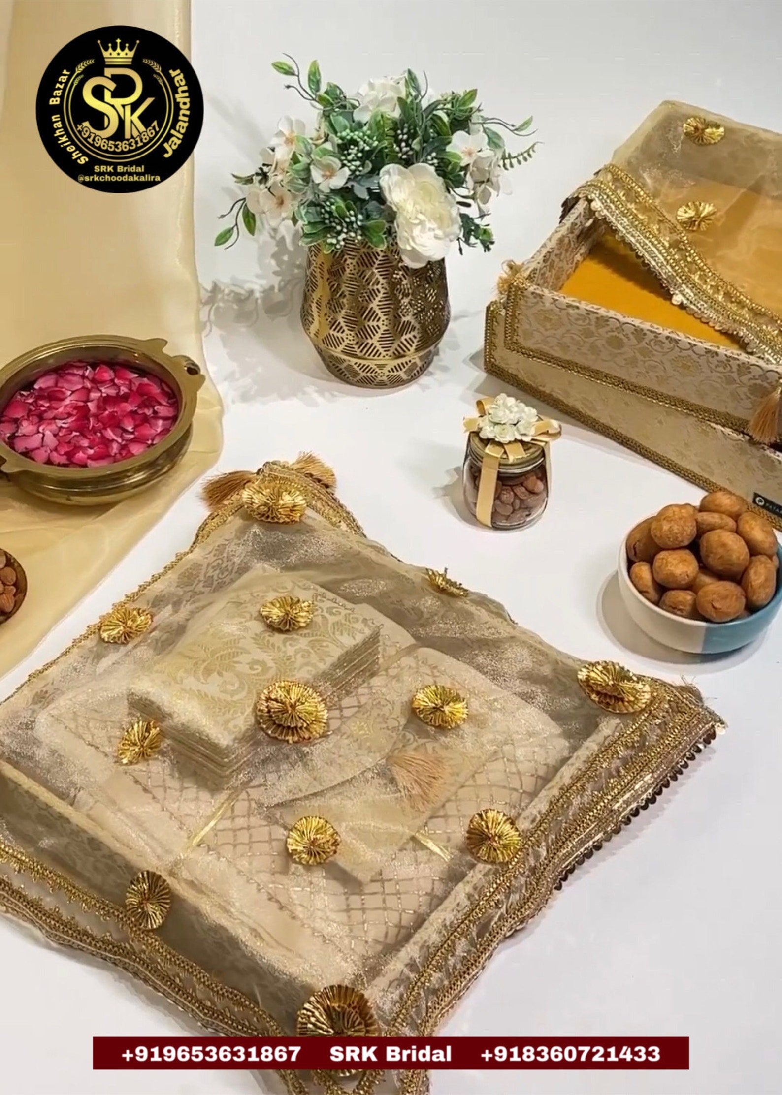 Indian Wedding Gift Hamper Box , Wedding Trays , Basket , Shagun Basket ...