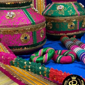 Punjabi Wedding Jaggo Set, Sangeet Jewelry, Bridal Essentials, Jadau ...