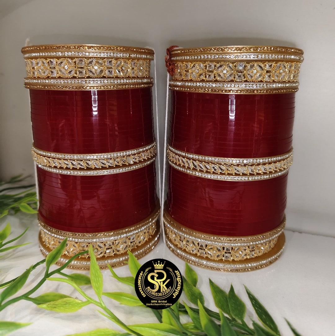 Bridal Chura Punjabi Traditional Set, Choora, Chooda, Chuda, Wedding ...
