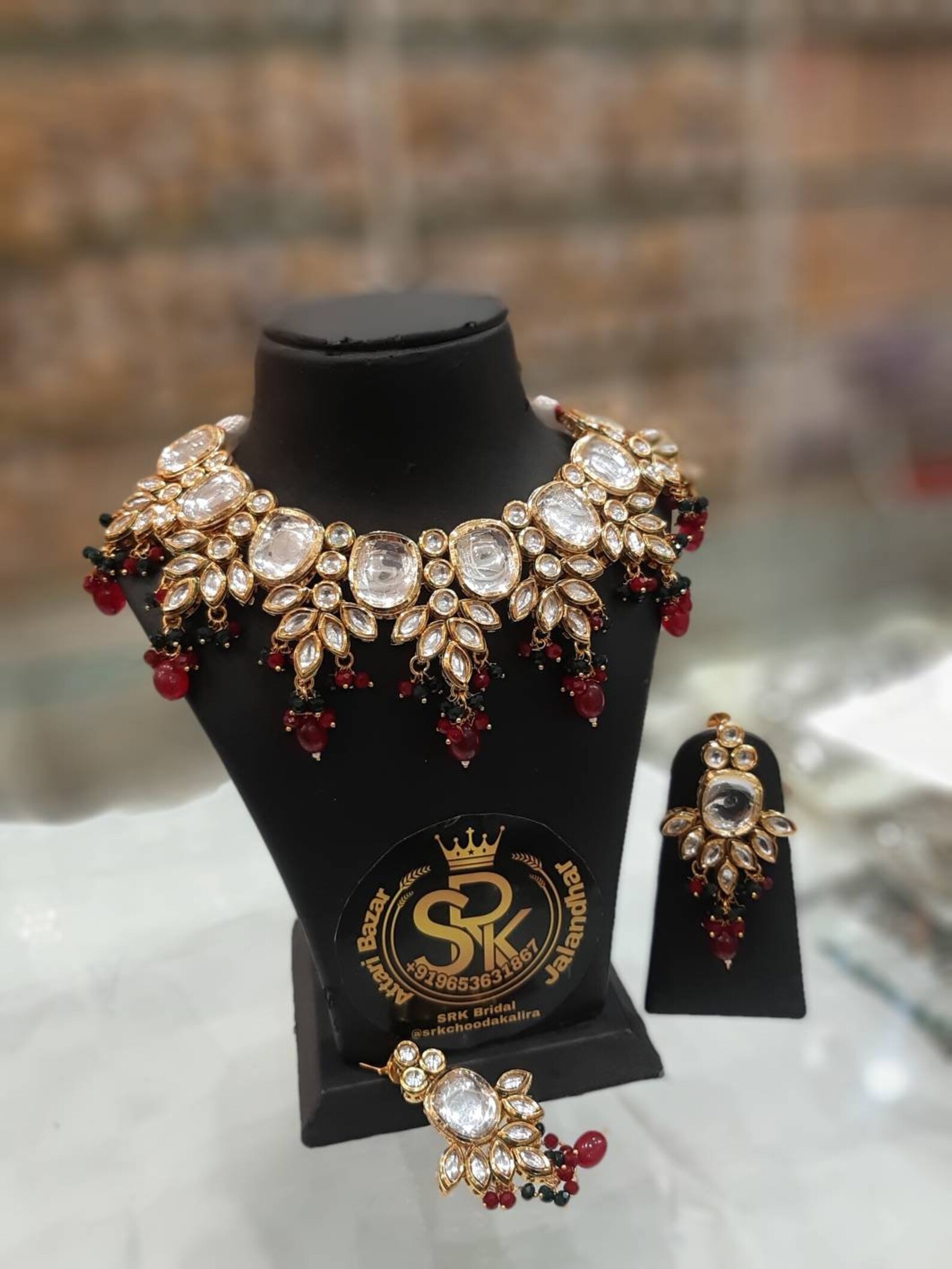 Kundan Chokar Jewellery Set, Royal Bridal Necklace, Payal - Etsy UK