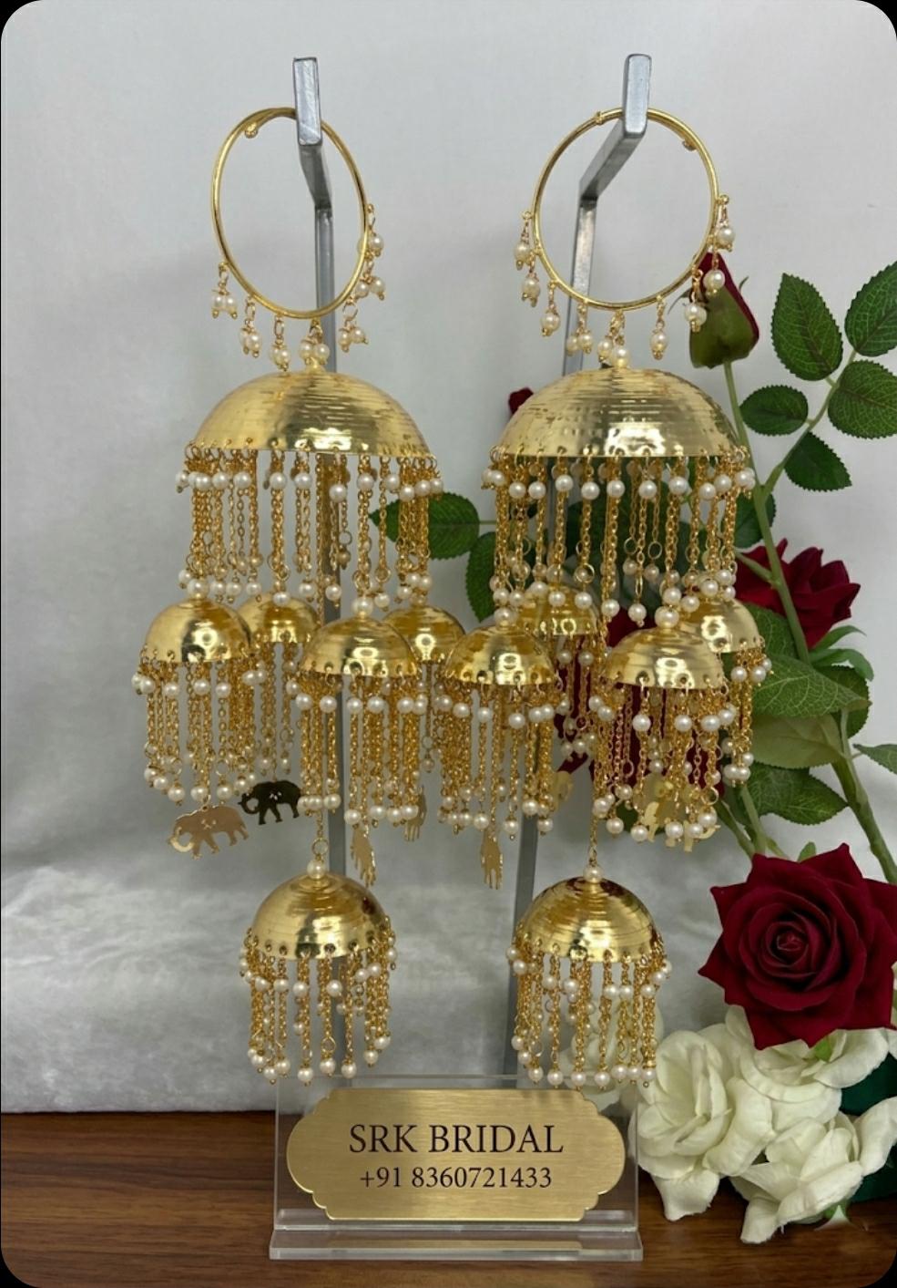 Traditional Bridal Kaleera, Indian Wedding Jewelry, Punjabi Kalire ...