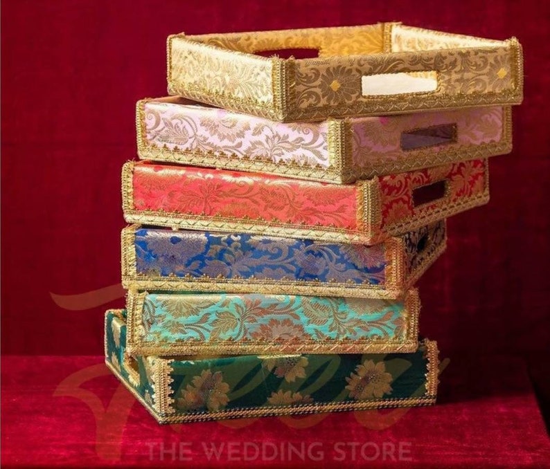 Shagun Trays, Gift Trays, Customised Colours and Sizes, Gift Tray ...