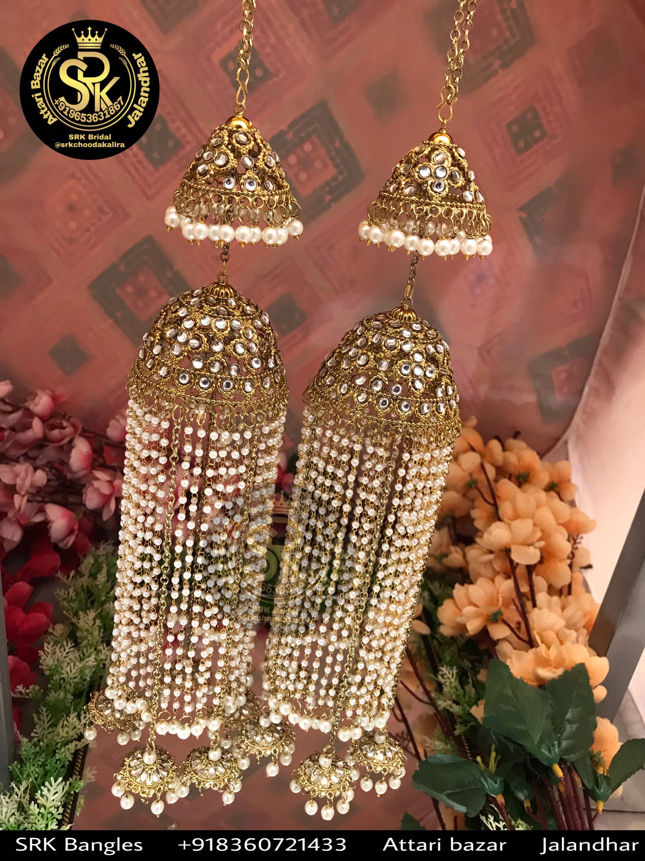 Traditional Bridal Kaleera, Indian Wedding Jewelry, Punjabi Kalire ...