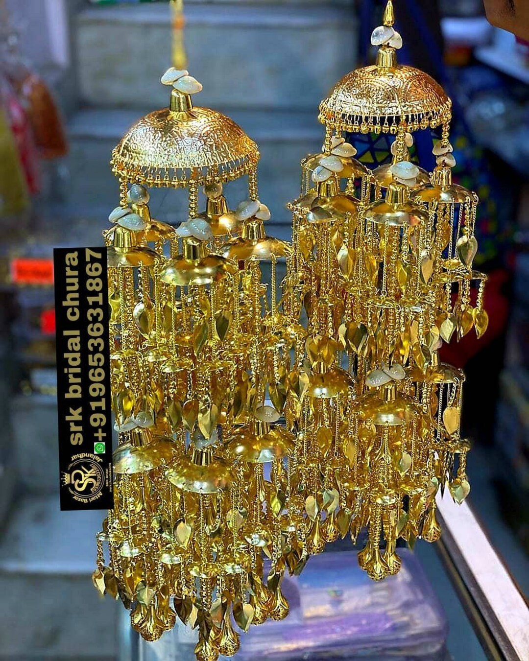 Traditional Bridal Kaleera, Indian Wedding Jewelry, Punjabi Kalire ...