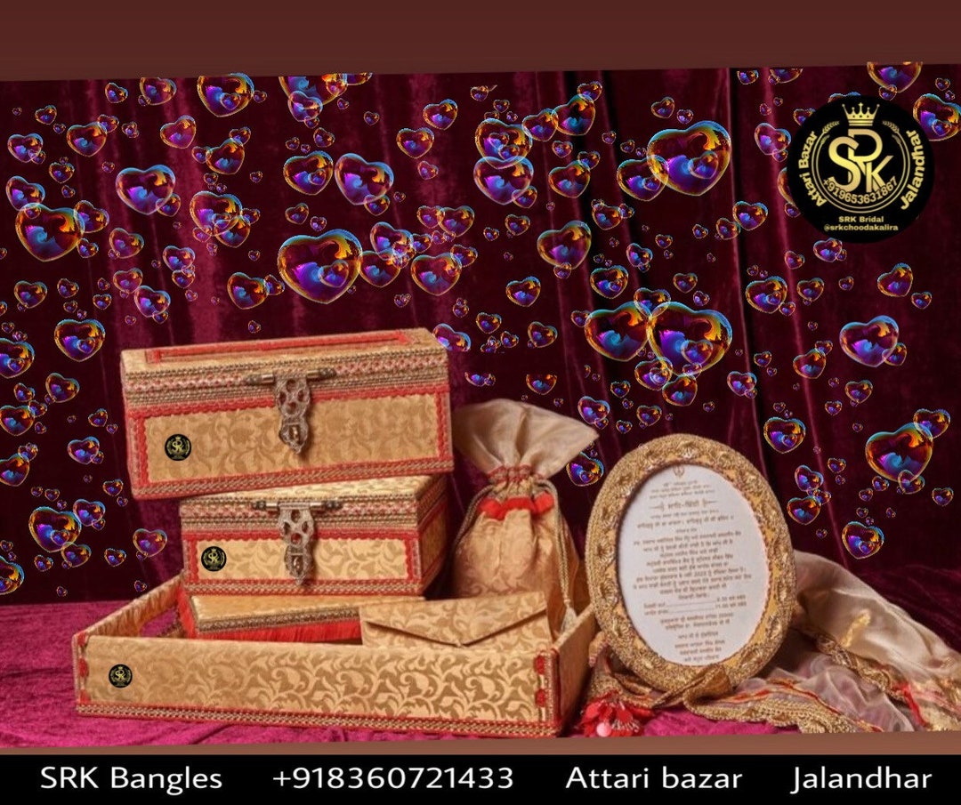 Sahi Chitti , Chura Box , Kaleera Box in Traditionally Banarsi Style by ...