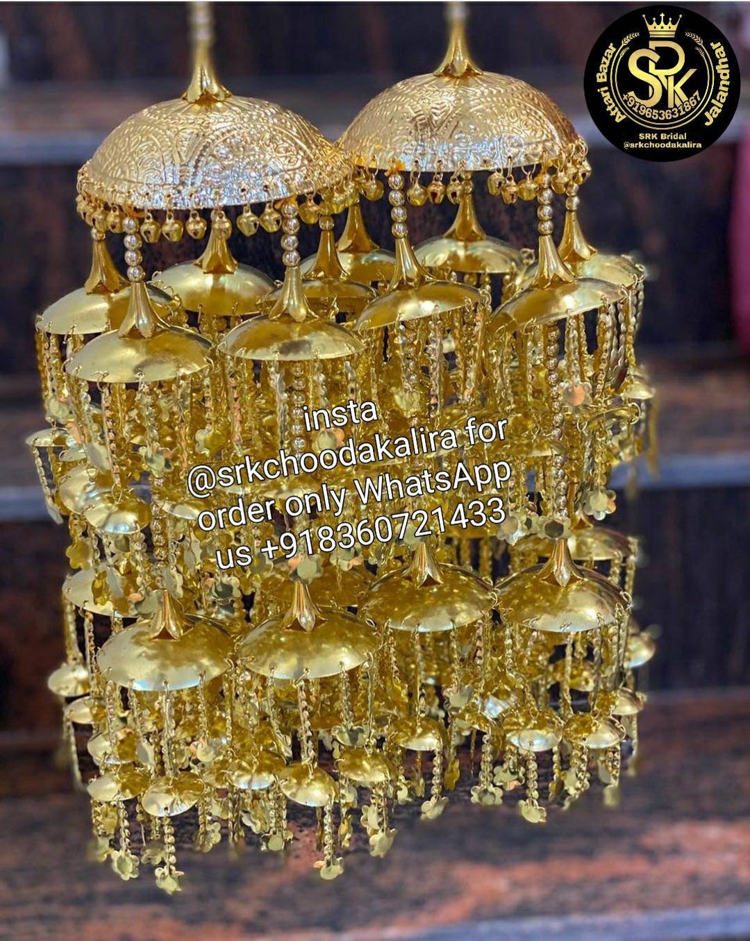 Traditional Bridal Kaleera, Indian Wedding Jewelry, Punjabi Kalire ...